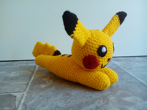 Ravelry: Pokemon "Flat" Pikachu Amigurumi pattern by Codi Hudnall