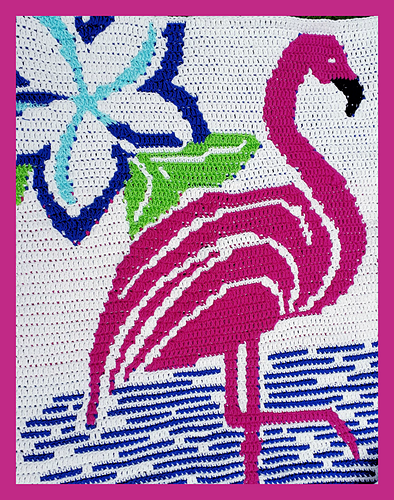 Ravelry: Mosaic Flamingo pattern by Susanne Toth