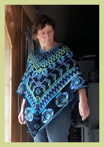 Ravelry: Mosaic native Poncho pattern by Susanne Toth