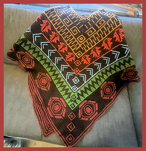 Ravelry: Mosaic native Poncho pattern by Susanne Toth