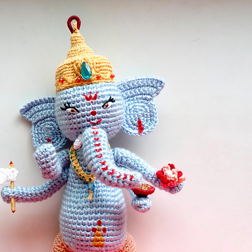 Lord Ganesha. Crochet statue : r/crochet