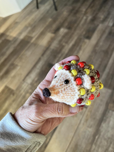 Ravelry: Beaded Hedgehog Fidget pattern by Kris Basta - Kriskrafter, LLC