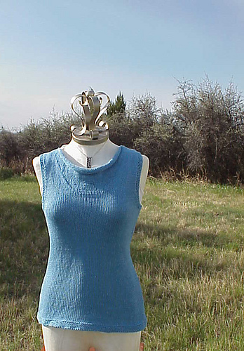 Ravelry: Drapey Cowl Neck Tank Top pattern by Kris Basta - Kriskrafter, LLC