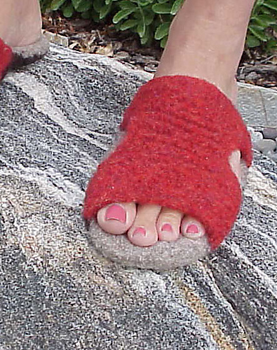 Ravelry: Airy Scuffs pattern by Kris Basta - Kriskrafter, LLC