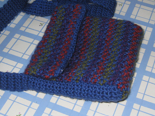 Ravelry: Tweed Stitch Stripe Bag pattern by Kristi Sweeney