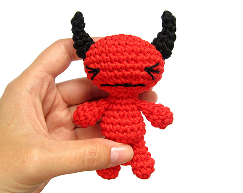 Ravelry: Small devil - Cute amigurumi devil pattern by Kristi Tullus
