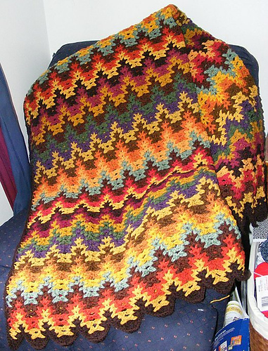Ravelry: Lacy Chevron pattern by Mary F. Strecker