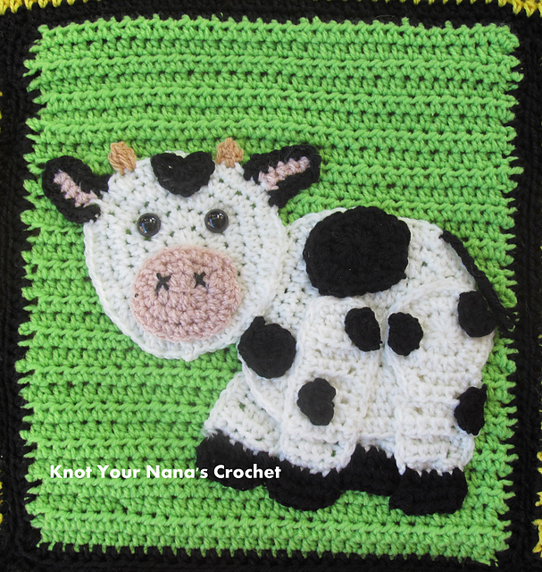 Ravelry: Cow Applique pattern by Teri Heathcote