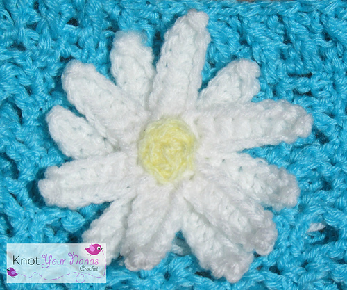 Ravelry: Daisy Applique pattern by Teri Heathcote