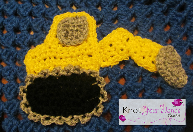 Ravelry: Digger Applique pattern by Teri Heathcote