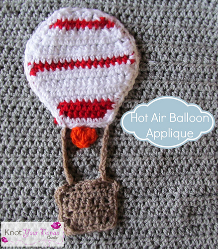 Ravelry: Hot Air Balloon Applique pattern by Teri Heathcote