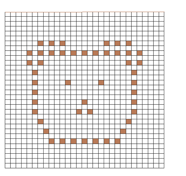 Ravelry: Bear bobble chart pattern by Teri Heathcote