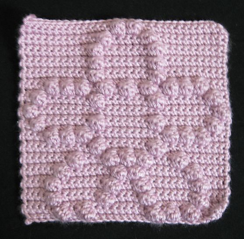 Ravelry: Bobble Flower Block pattern by Teri Heathcote