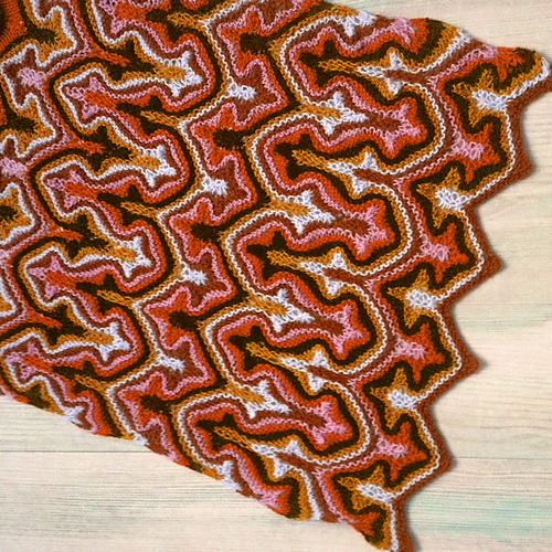 Ravelry: Koch Fractal pattern by Natalia Moreva