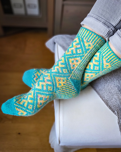Ravelry: Kathmandu socks pattern by Dorota Morawiak-Lichota