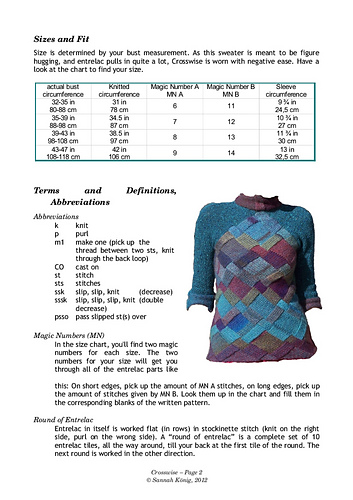 Ravelry: Crosswise pattern by Sannah König