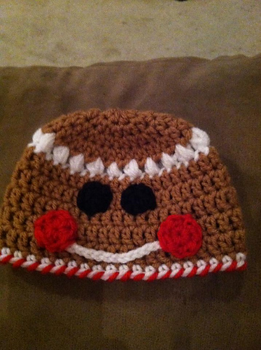 Ravelry: Gingerbread Boy or Girl Hat Pattern pattern by Laurie Artcliff