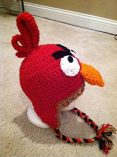 Ravelry: Red Ornery Bird Hat pattern by Laurie Artcliff