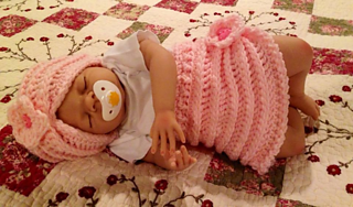 Ravelry: Ribbed Turban and Skirt pattern by Laurie Artcliff