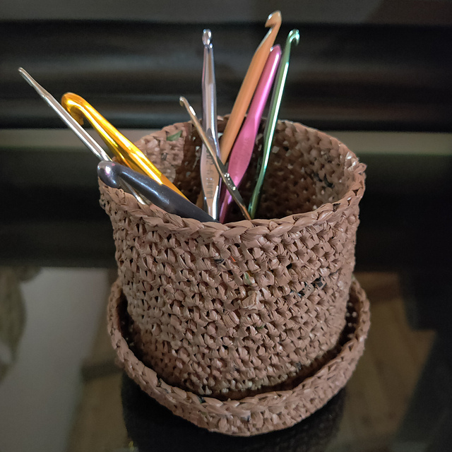 Ravelry: Upcycled Plastic Cup & Dish Containers pattern by Halliday Nelson