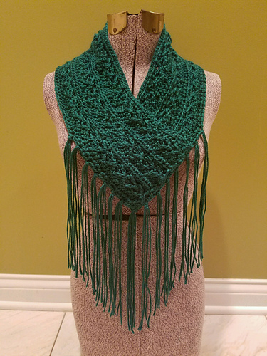Ravelry: Sideways V Infinity Scarf pattern by CrochetISM Designs