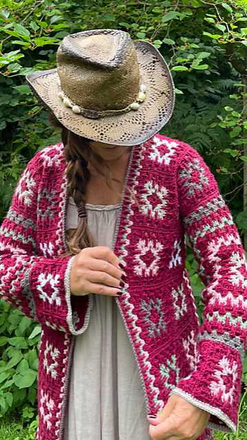 Ravelry: Granny square cardigan pattern by Stephanie Fahl