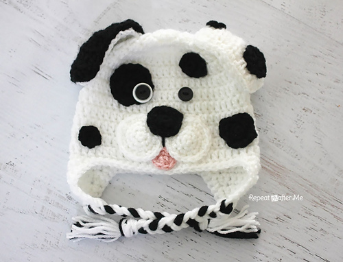 Ravelry: Dalmatian Dog Hat pattern by Sarah Zimmerman