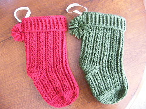 Ravelry: Cable Christmas Stocking pattern by Emily Bittel