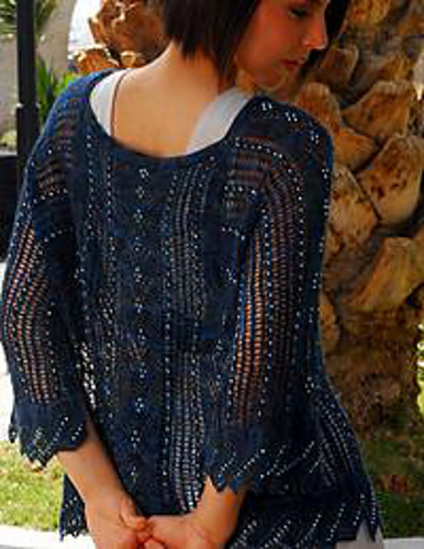 Ravelry: #6 Floating Lace Top pattern by Karen Joan Raz
