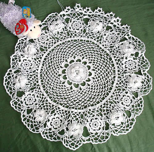 Ravelry: Irish Garden Doily pattern by Dot Drake
