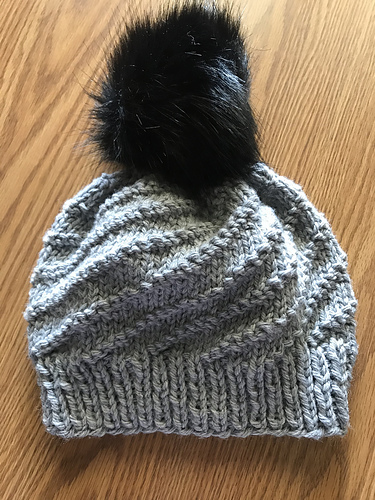 Ravelry: Bristol Diagonal Ribbed Hat pattern by Bridget Pupillo