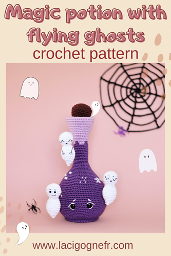 Ravelry: Magic potion and flying ghosts pattern by Natalia Manfré