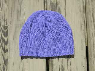 Ravelry: ladiestheytalkabt's Periwinkle diamond check hat