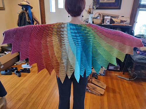 Ravelry: Spiraling Out Shawl pattern by Aklori Designs