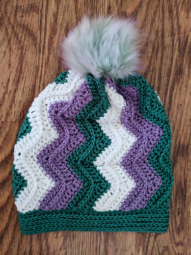 Ravelry: Slouchy Chevrons pattern by LAF Out Loud Designs