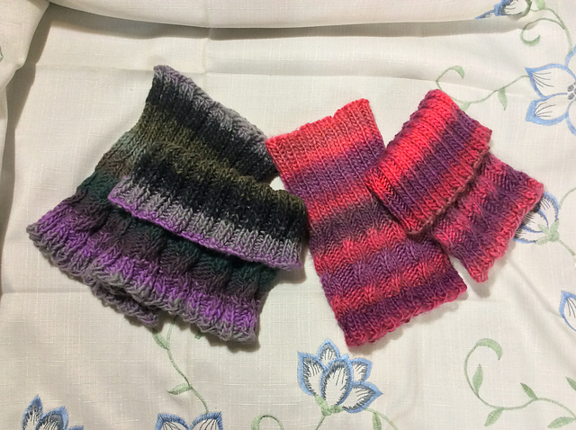 Ravelry: lakeviewknitter1's Two-Way Boot Cuffs x 2