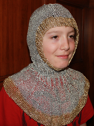 Ravelry: Medieval Knight’s Coif pattern by Barbara Larrue
