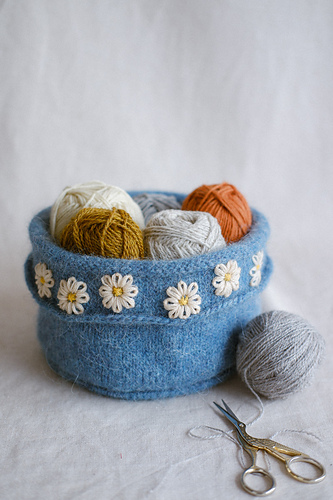 Ravelry: Felted Basket pattern by Laura Menéndez
