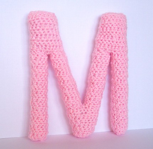 Ravelry: Alphabet Letter --- Capital M Pattern pattern by Lauraslefthook