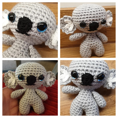 Ravelry: Wee & Little Weebee Dolls Koala Mod Kit pattern by Laura Tegg