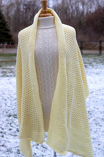 Ravelry: Chunky Machine Knit Shawl Wrap pattern by LD Knitwear