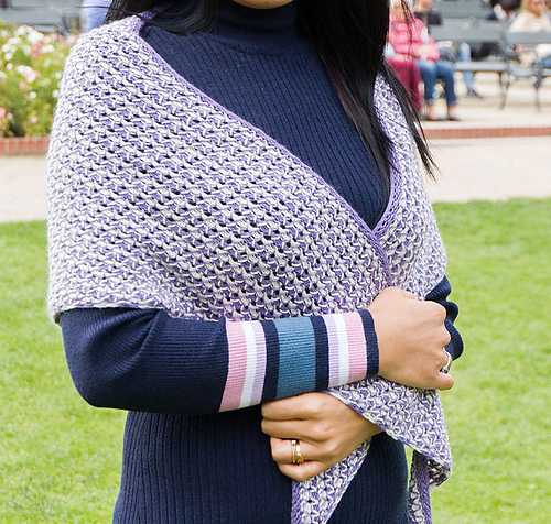 Ravelry: Lavender Fragrance Shawl pattern by Dolly Laishram Bhardwaj