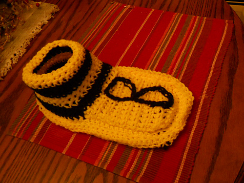 Ravelry: Adult Booties #70226AD pattern by Lion Brand Yarn