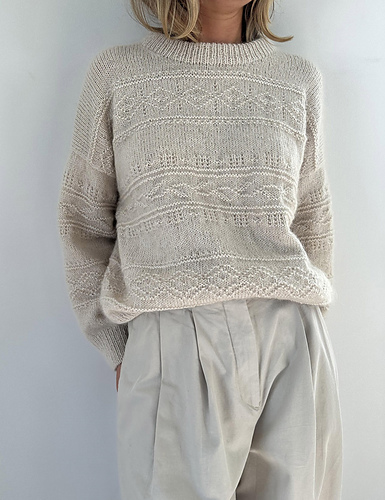 Ravelry: Porcelain Damask Sweater pattern by LE KNIT by Lene Holme Samsøe