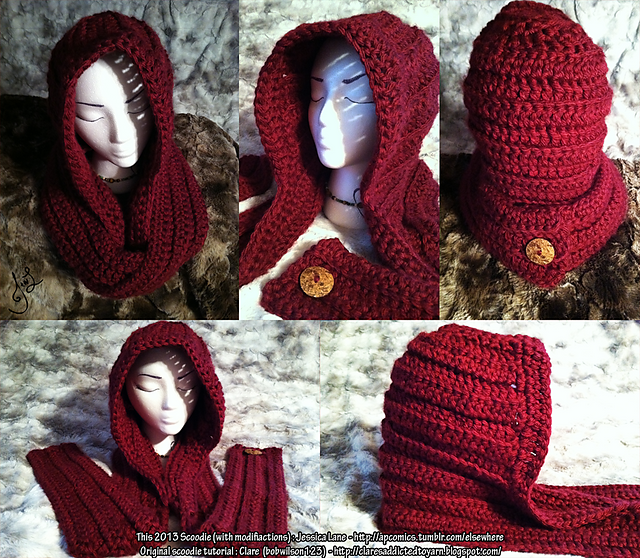 Ravelry: leeksoup's Little Red Riding Scoodie