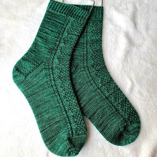 Ravelry: Mossy Walk Socks pattern by Alex Parker Mooney