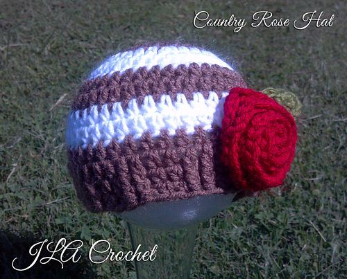 Ravelry: Country Rose Hat pattern by Leigh Ann Atwell