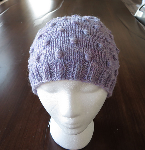 Ravelry: Cobblestone Ponytail Hat pattern by Lena Mathisson