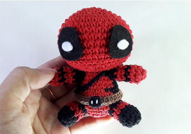 Ravelry: Deadpool amigurumi pattern by Lenn's Craft
