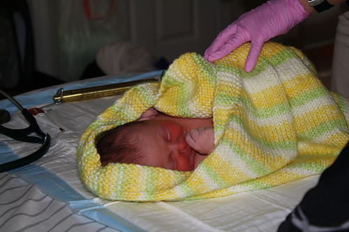 Ravelry: Midwifery Baby Scale Sling pattern by Rachel Ginsburg